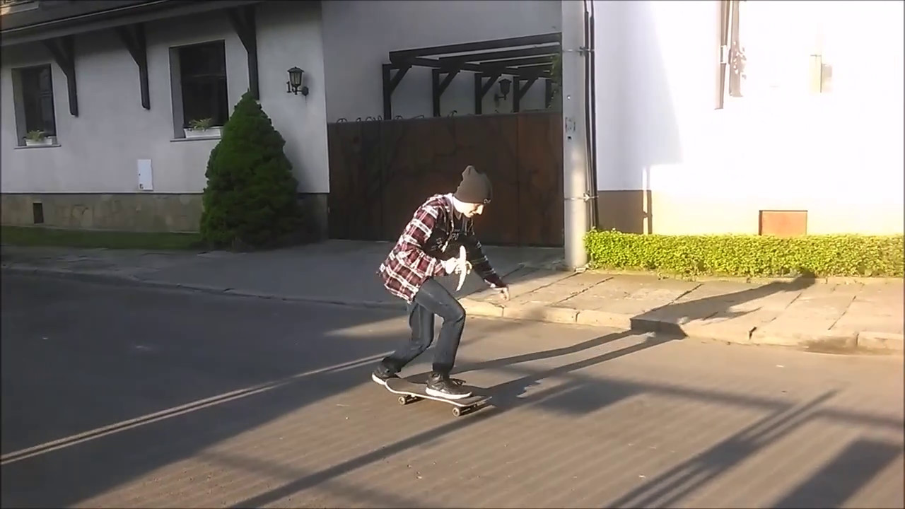 Proste triki na desce dla początkujących - YouTube