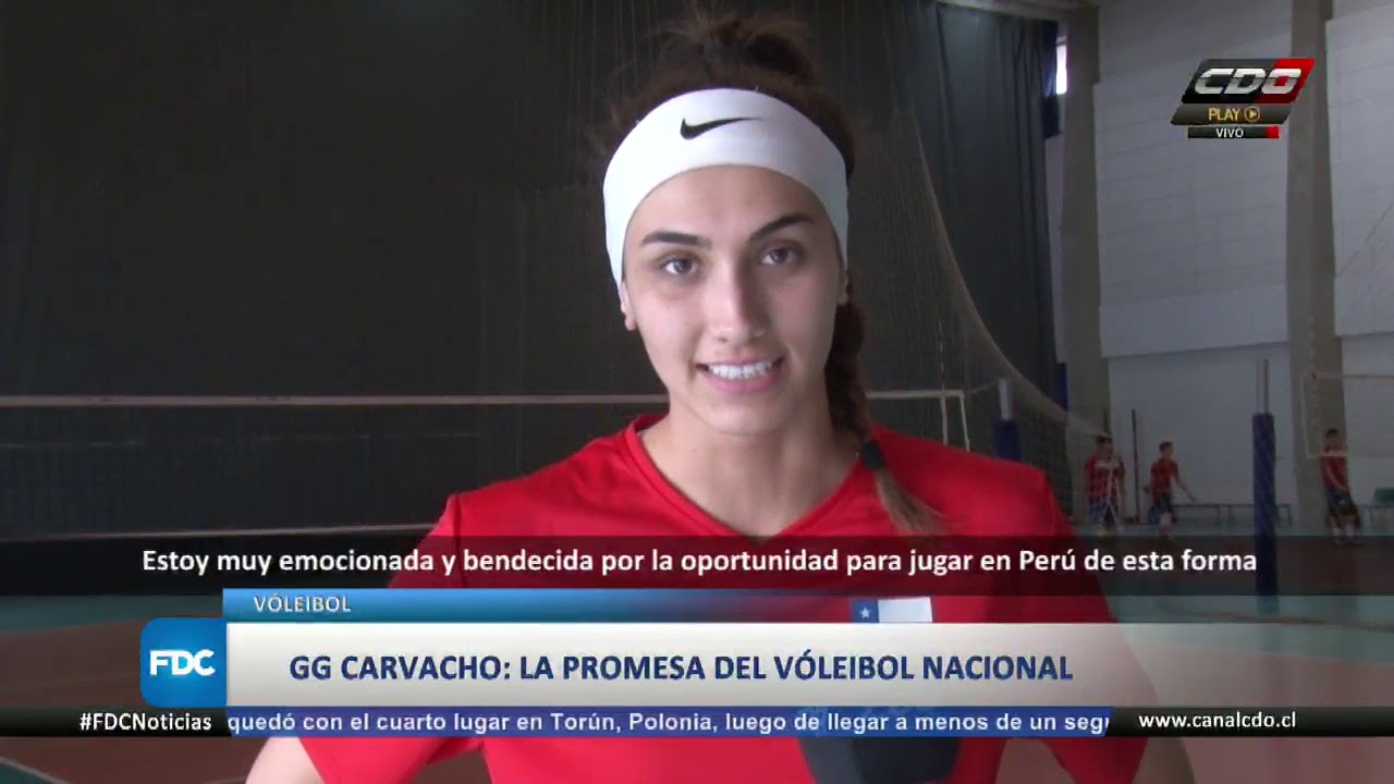 GG Carvacho: La promesa del Vóleibol nacional - YouTube