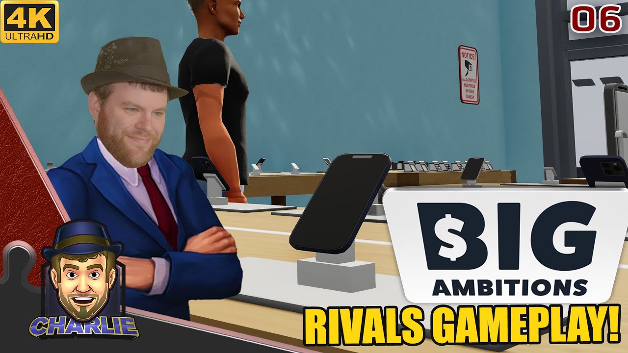 OUR SMALL LITTLE ELECTRONICS STORE! - Big Ambitions Rivals Gameplay ...