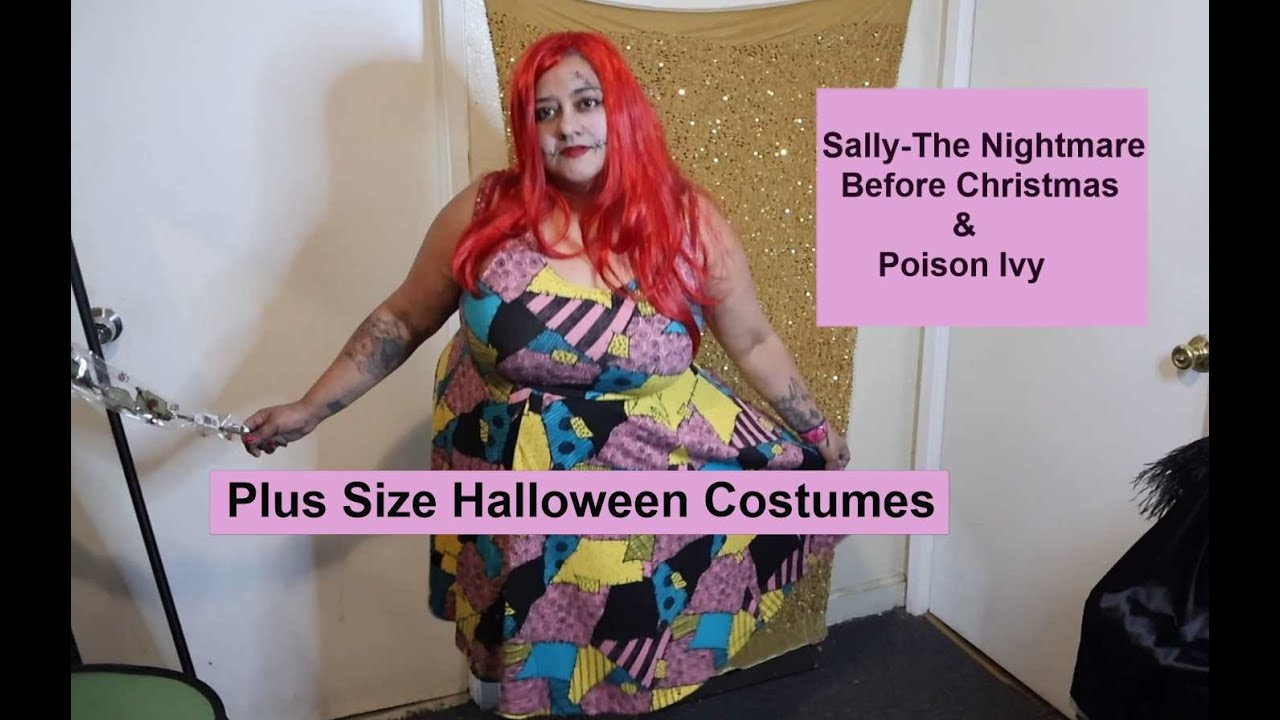 Plus Size Halloween Costumes-Sally and Poison Ivy - YouTube