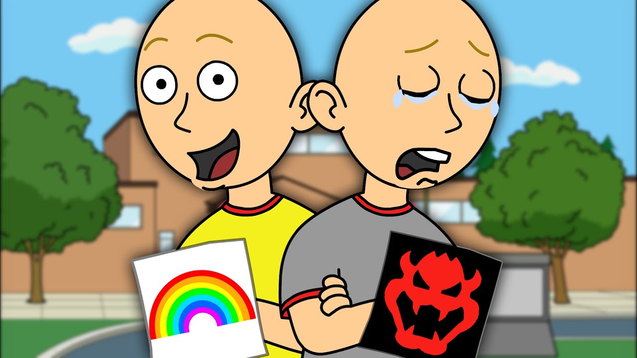 Behavior Card Day/Classic Caillou Gets In DEAD MEAT/Grounded - YouTube