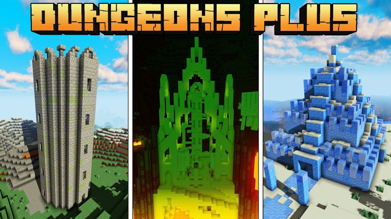 Dungeons plus. Epic dungeons Tutorial 1.16.5 - 1.20.1 (minecraft java ...