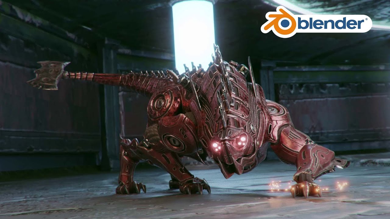 RAZOR SCI-FI 3D MODEL MADE IN BLENDER - YouTube