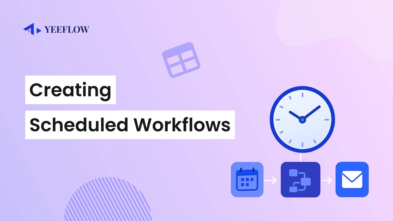 Creating Scheduled Workflows - YouTube