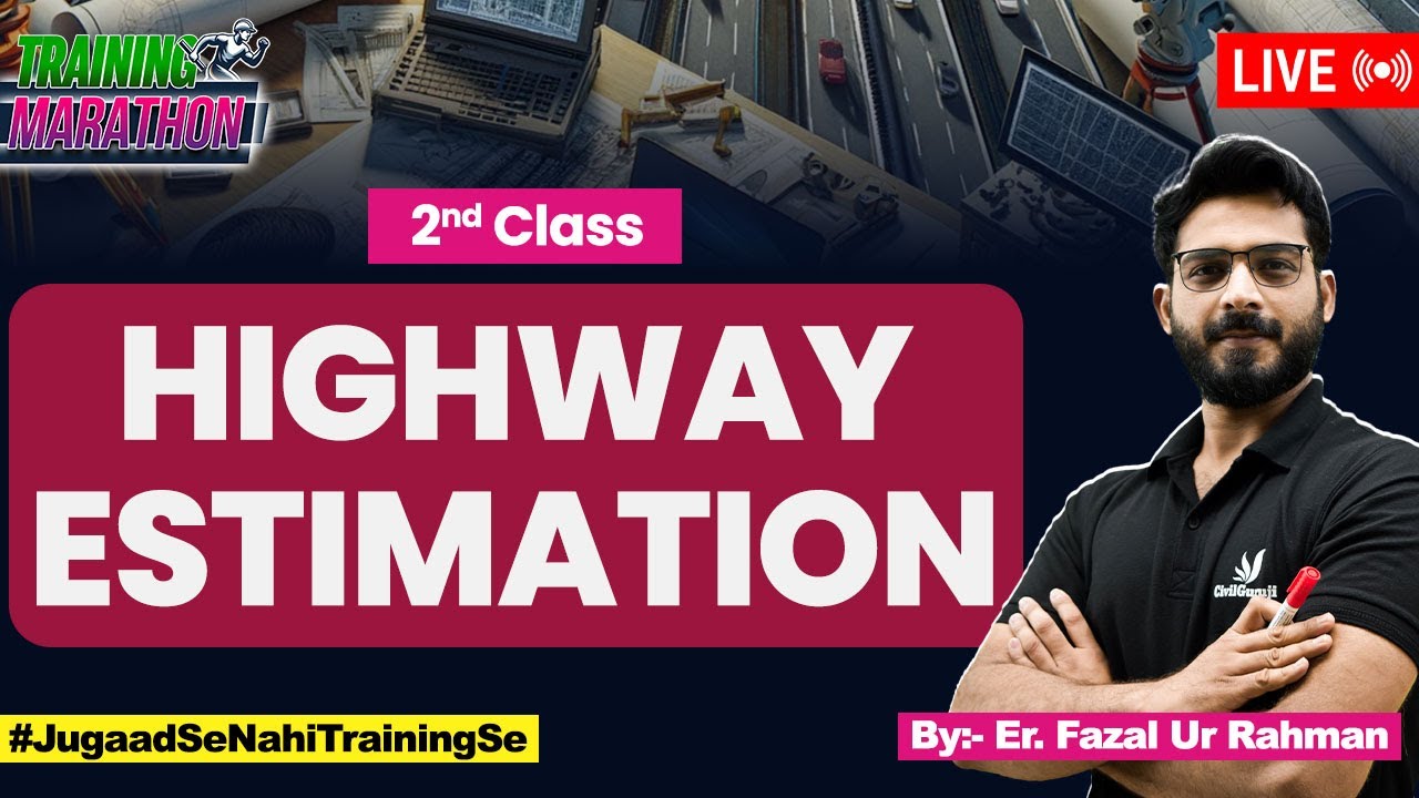 How to Calculate Estimation of Road Construction | Detailed Estimation ...