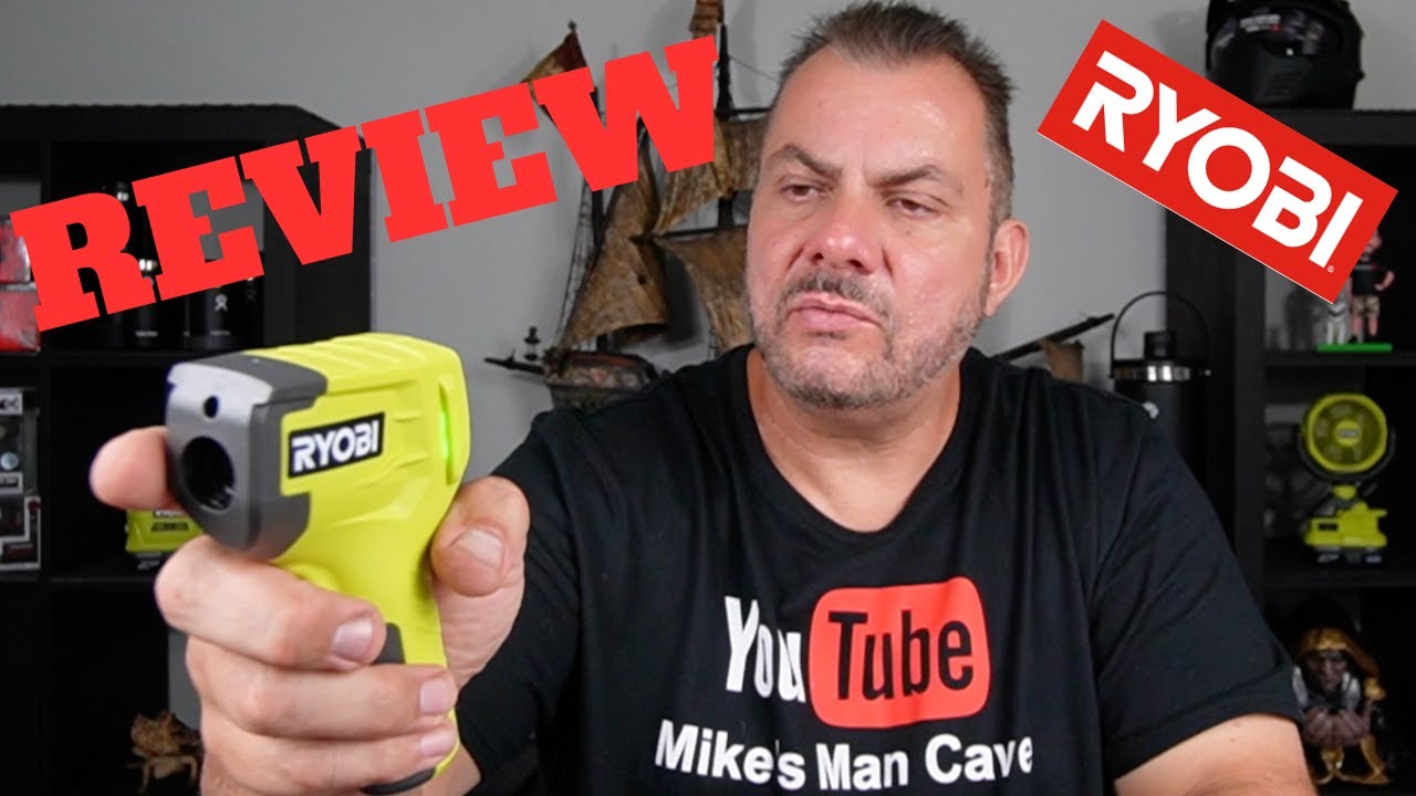Ryobi Infrared Thermometer Gun - Unboxing and Full Review - YouTube