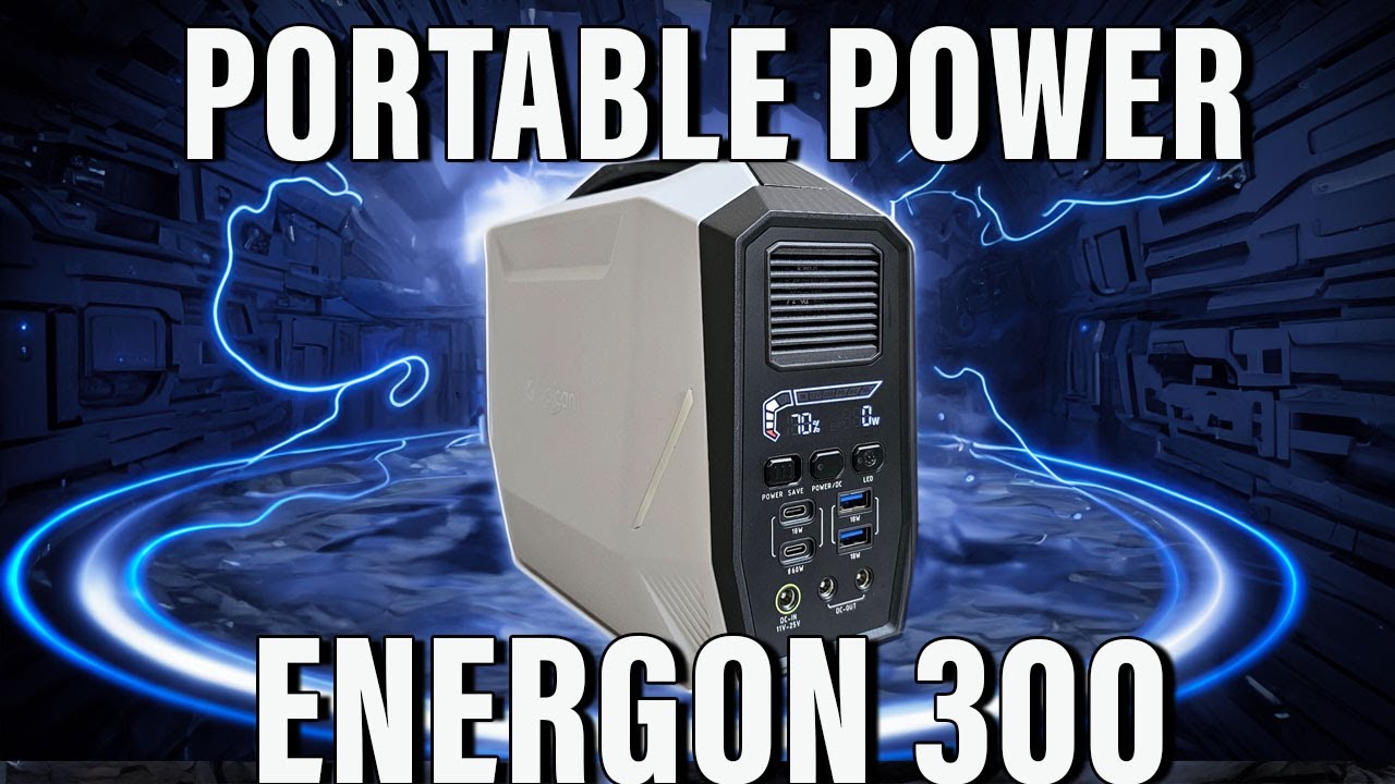 Portable and Renewable Power for your Gadgets Energon 300 - YouTube