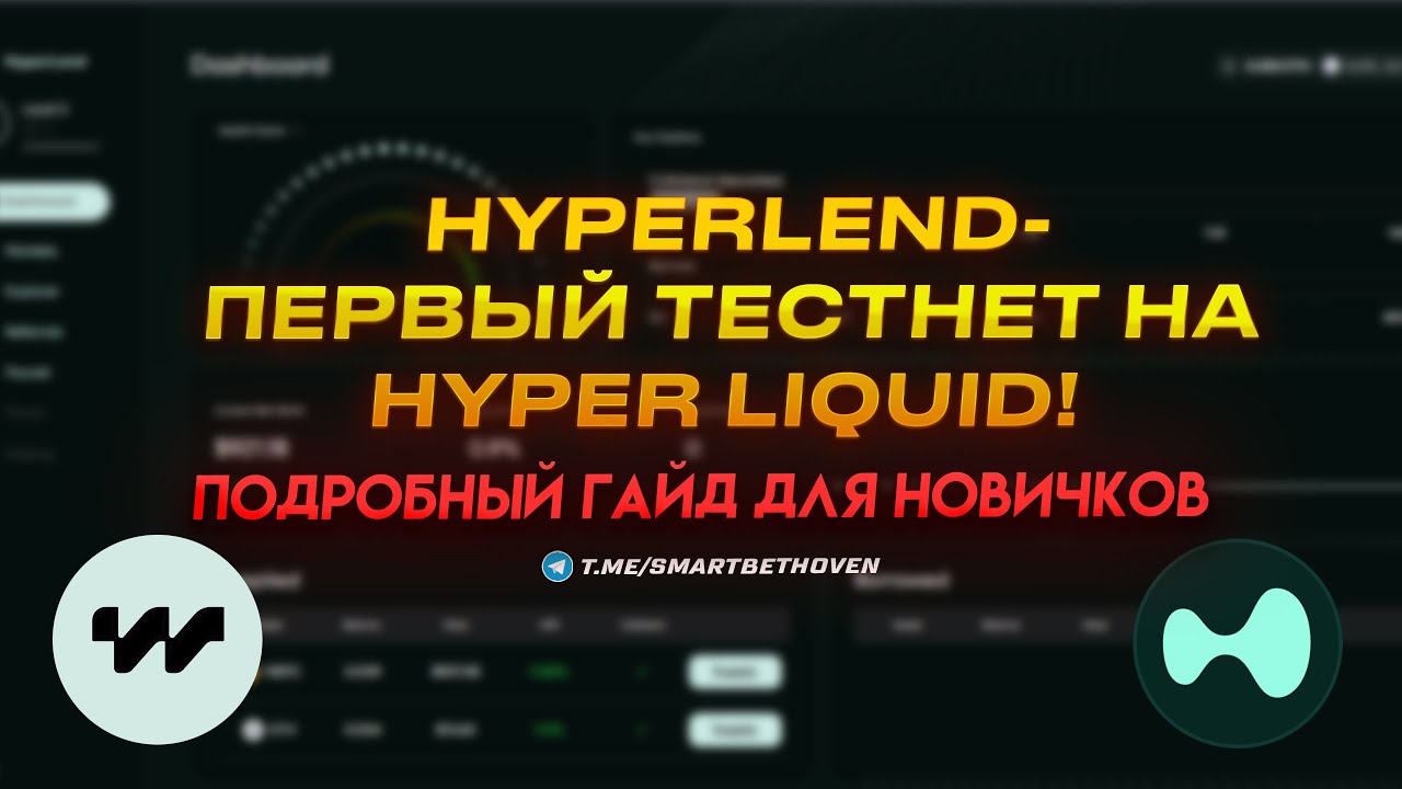 ТЕСТНЕТ ДЛЯ НОВИЧКОВ | ПОДРОБНЫЙ ГАЙД НА HYPERLEND | HYPER LIQUID - YouTube