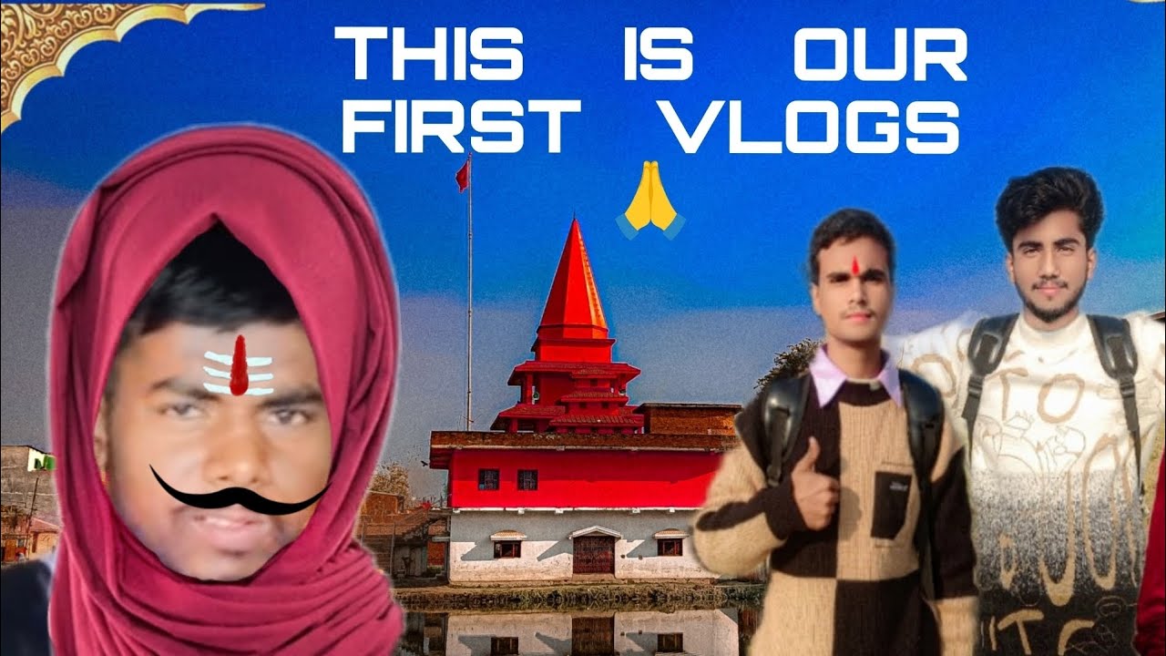 THIS IS OUR FIRST VLOGS IN HANUMAN MANDIR 🚩 ️🙏 #bindastimevlogs # ...