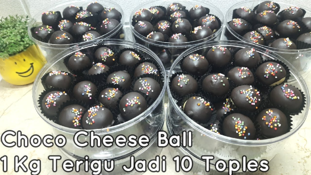 Ide Jualan Choco Cheese Ball 1 Kg Terigu Jadi 10 Topless !! Mudah ...
