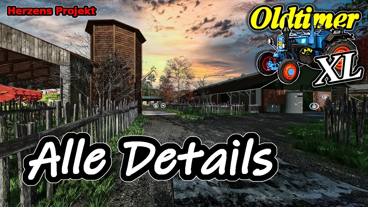 LS22 Oldtimer XL im DETAIL: Höfe, MAP, Besonderheiten und VIEL MEHR ...