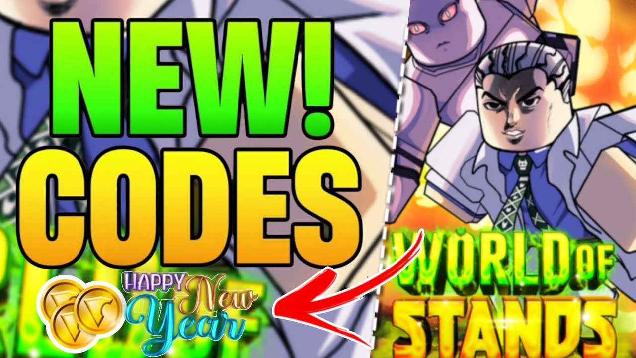 🚀 New Update 🚀 WORLD OF STANDS CODES - CODES FOR ROBLOX WORLD OF STANDS ...