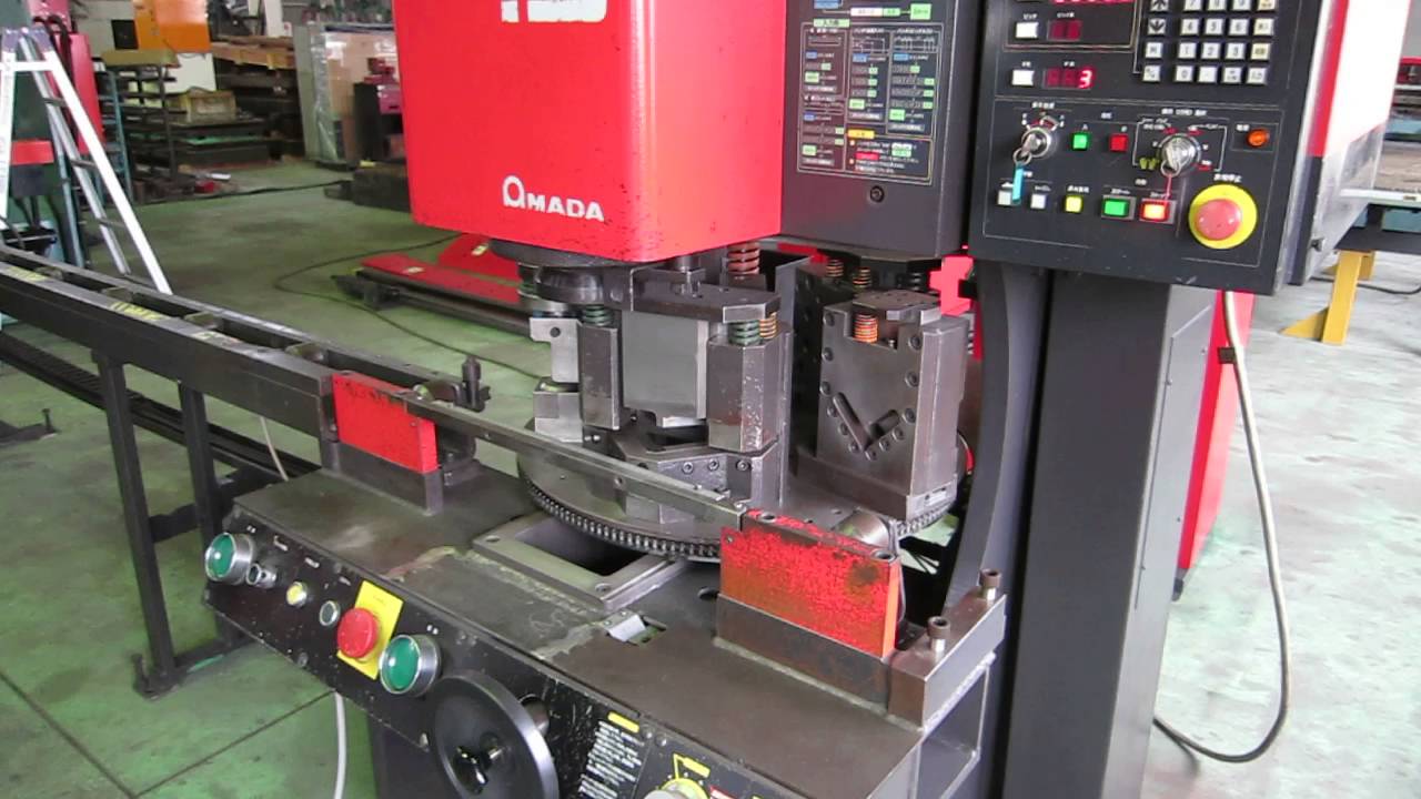AMADA IRON WORKER IW45II 01FA 1990Y #3 - YouTube