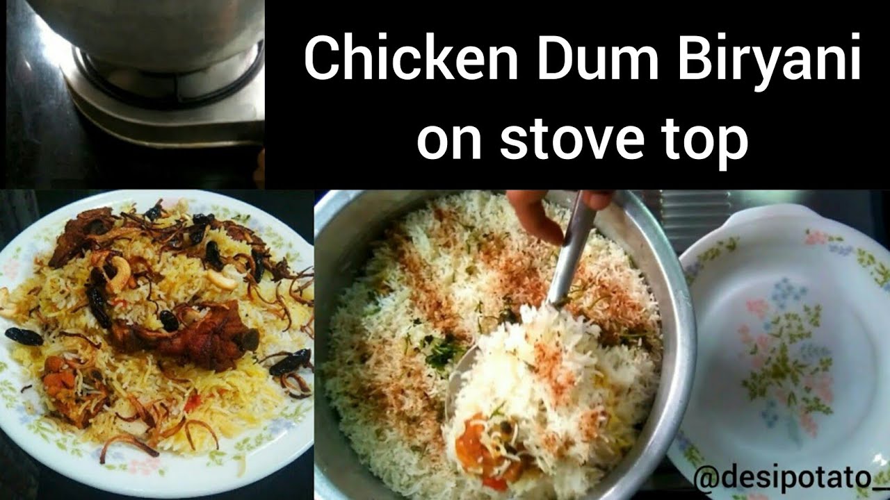 Chicken Dum Biryani Recipe | Step by Step | Easy Dum Process on ...