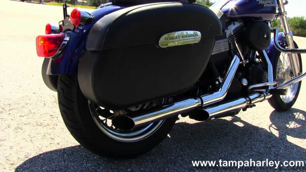 2006 Harley-Davidson FXDB Dyna Street Bob with Python Exhaust - YouTube