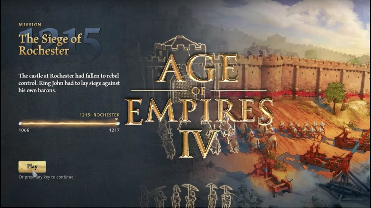 How-To Guide: The Siege of Rochester AOE4, The Norman Campaign - AOE4 ...