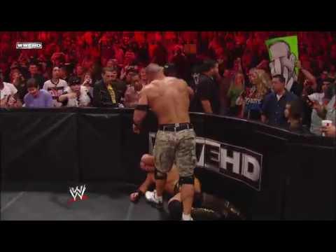 John Cena attacked by a horror face 1080p - YouTube