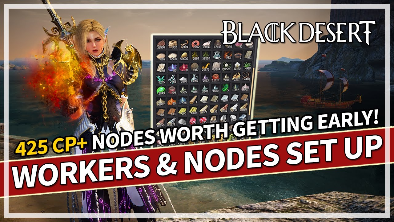 My Workers & Nodes Set Up Guide For All Regions v2 | Black Desert - YouTube