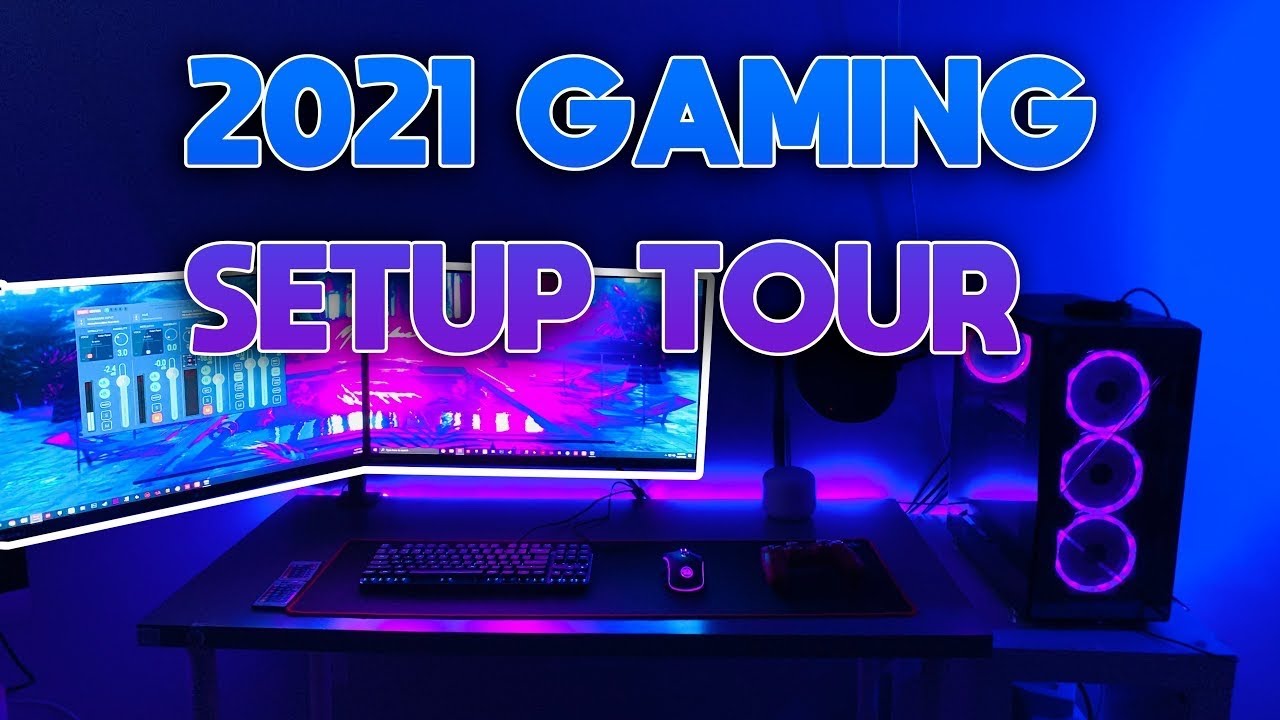 BRAND NEW GAMING SETUP - YouTube