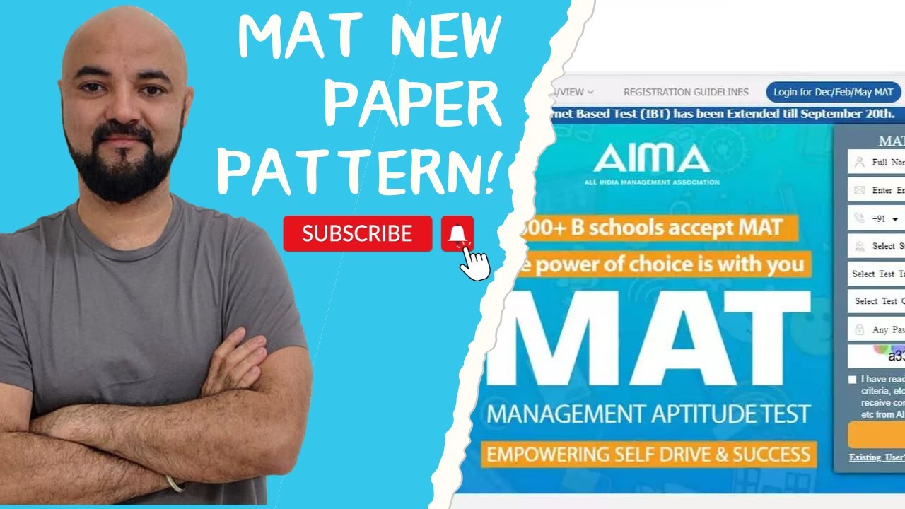 MAT New Paper Pattern!! Will JB take MAT Scores? - YouTube