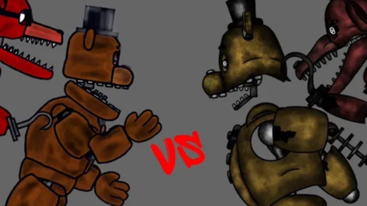 [Dc/fnaf] Withered animatronics vs Ignited animatronics **3 Series ...