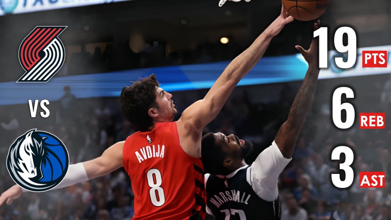 דני אבדיה נגד דאלאס מאבריקס (Deni Avdija vs Dallas Mavericks) 24.12 - YouTube