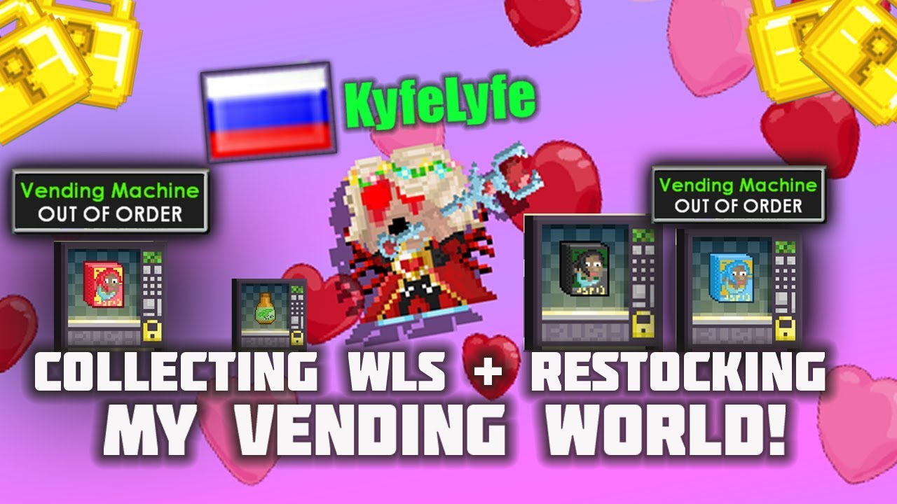 Collecting World Locks from vending world + Restocking vend world - YouTube