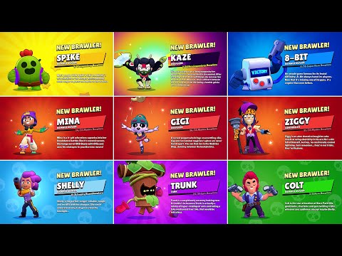 ALL 97 BRAWLER UNLOCK ANIMATIONS | GIGI