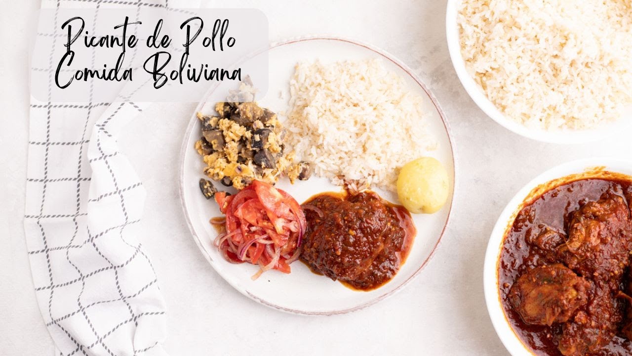 Picante o sajta de pollo (Comida Boliviana) - YouTube