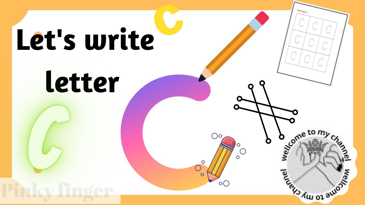 Tracing Letter C - A Simple and Easy Learning Method - YouTube