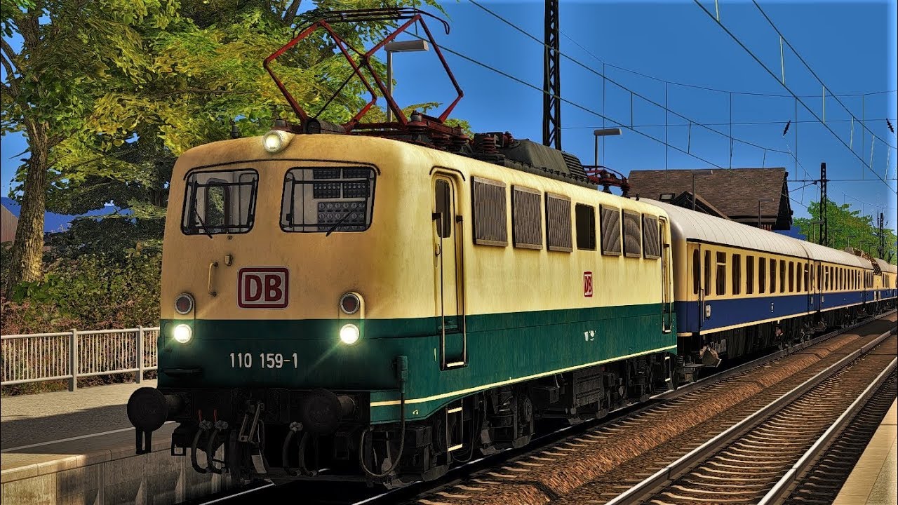 Mit dem 3DZUG Rheingold Sonderzug von Koblenz nach Bonn | BR 110 ...