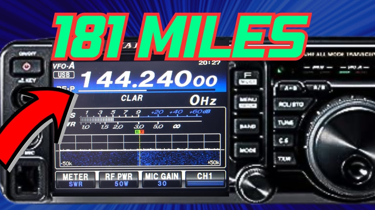 The CaHR Moxon kit and FT-991A get it Done! - YouTube