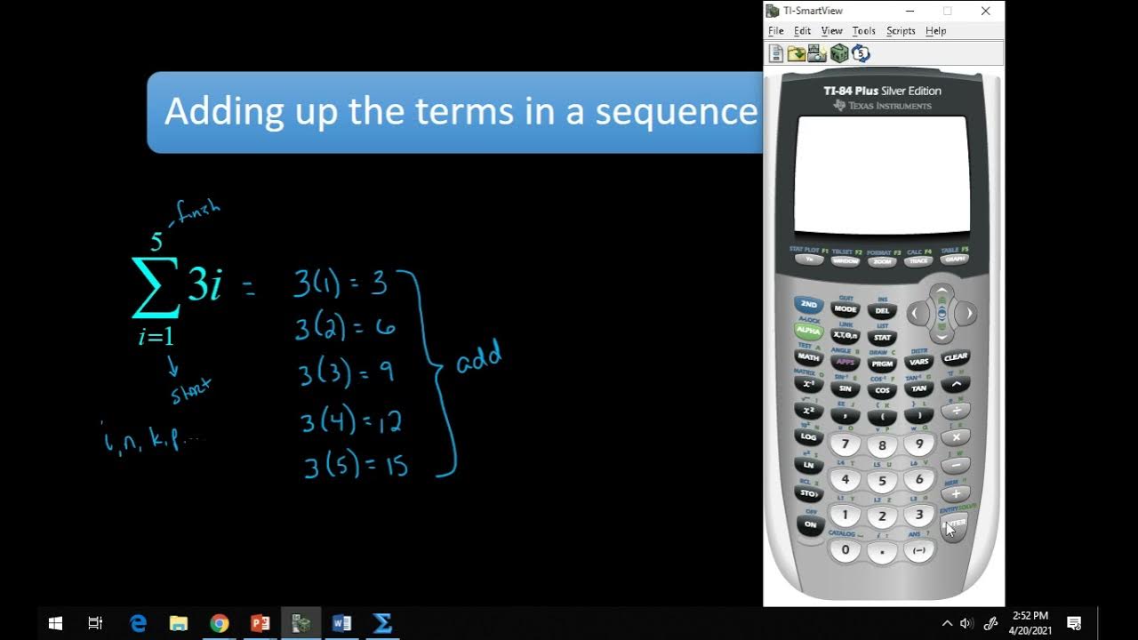 Summation Notation On Your Calculator - YouTube