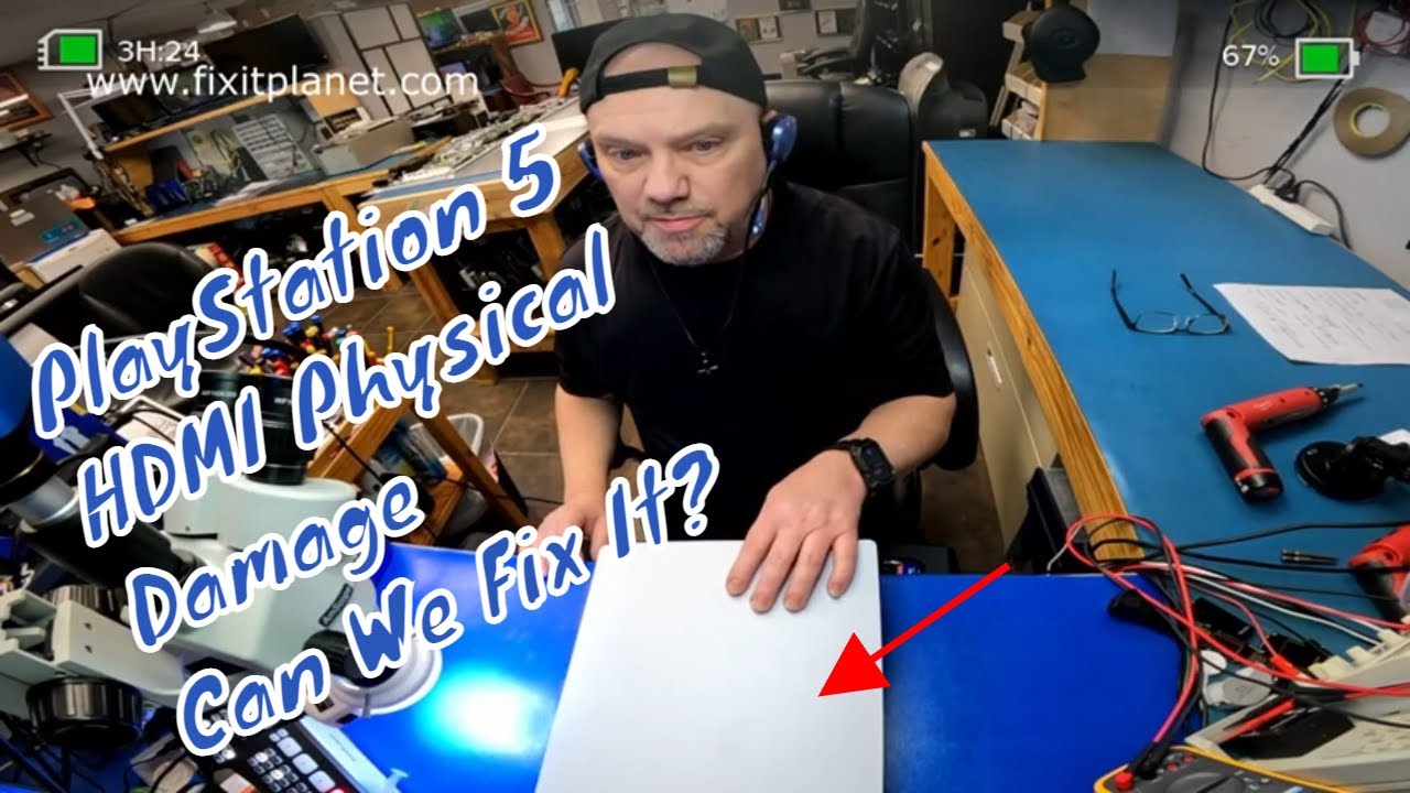 Playstation 5 HDMI Physical Damage Can we fix it? - YouTube