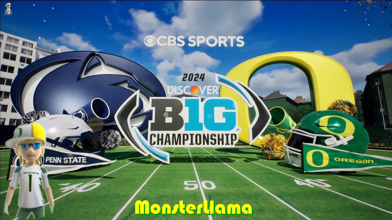 B1G Championship Game - #3 Penn State vs #1 Oregon 2024 [Oregon Ducks ...