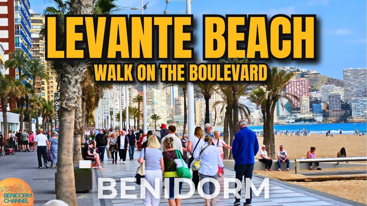 BENIDORM - Levante on a Sunny Day in March - YouTube