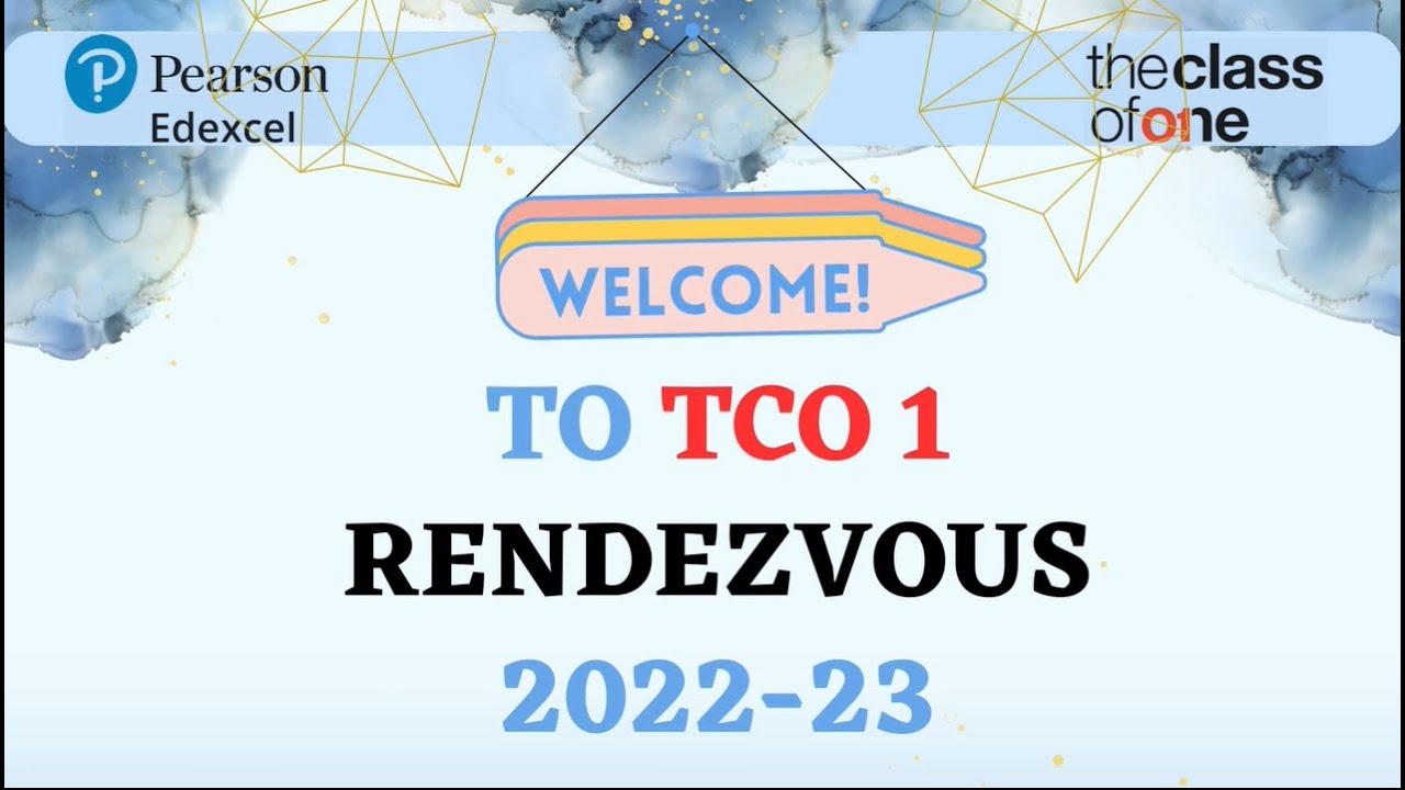 UK Pearson EdExcel Curriculum "Rendezvous" | The Class Of One | 2023 ...
