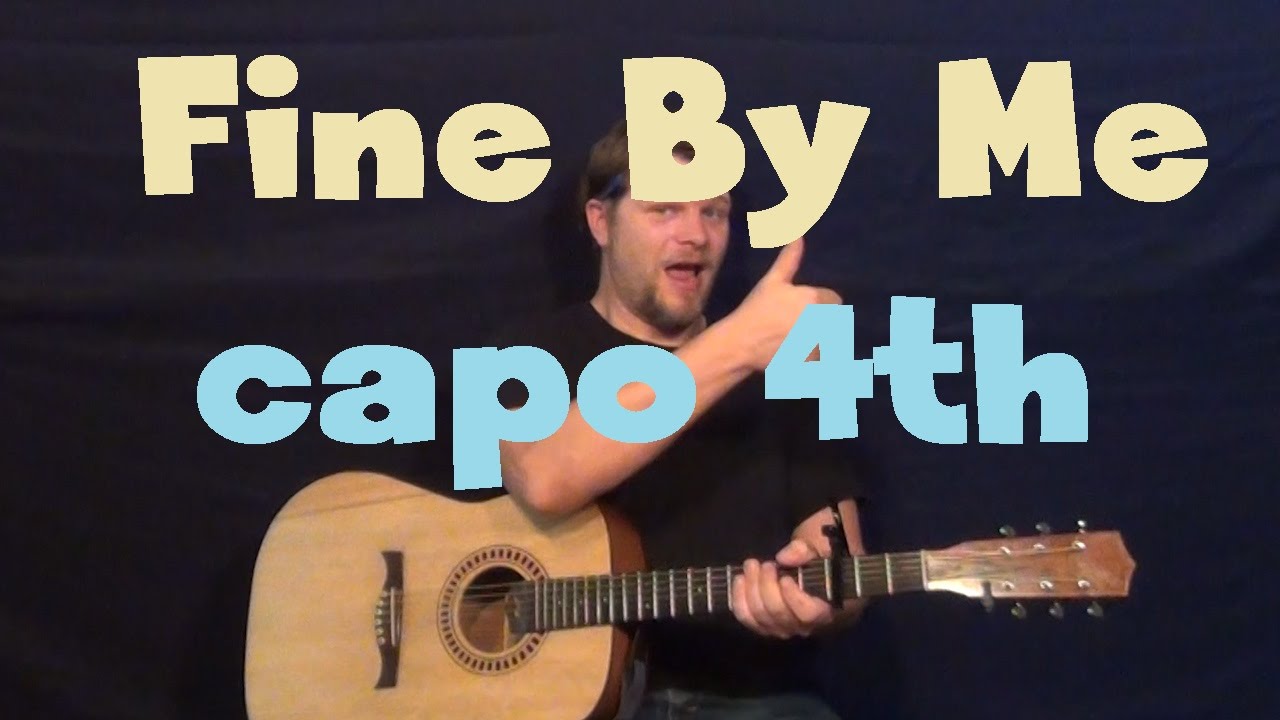 Fine By Me (Andy Grammer) Easy Guitar Lesson How to Play Tutorial - YouTube