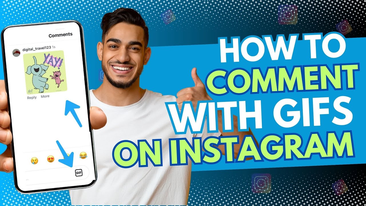 How to comment with GIF on Instagram (Easy Steps) - YouTube