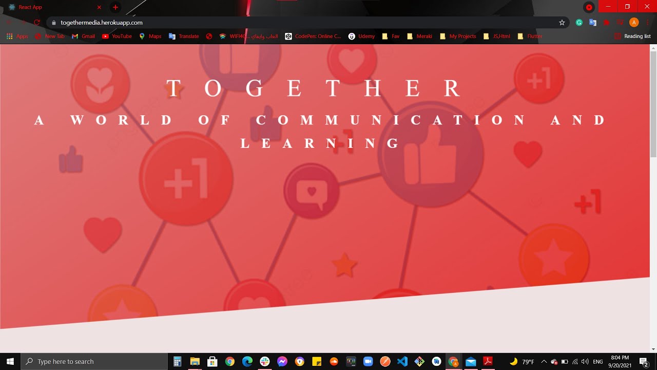 Social media platform with chat application (Back End and Front End ...