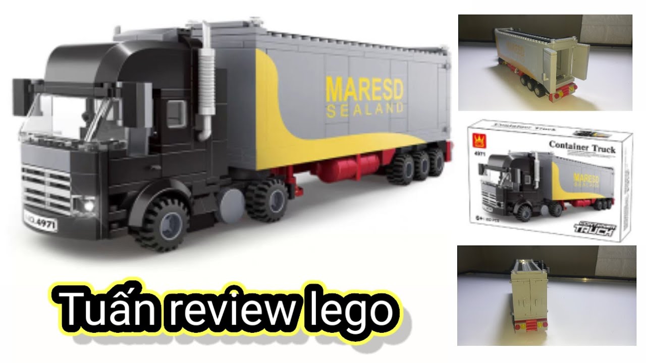lego Xe Container _xe đầu kéo #tuấnreviewlego #lego #laprap # ...