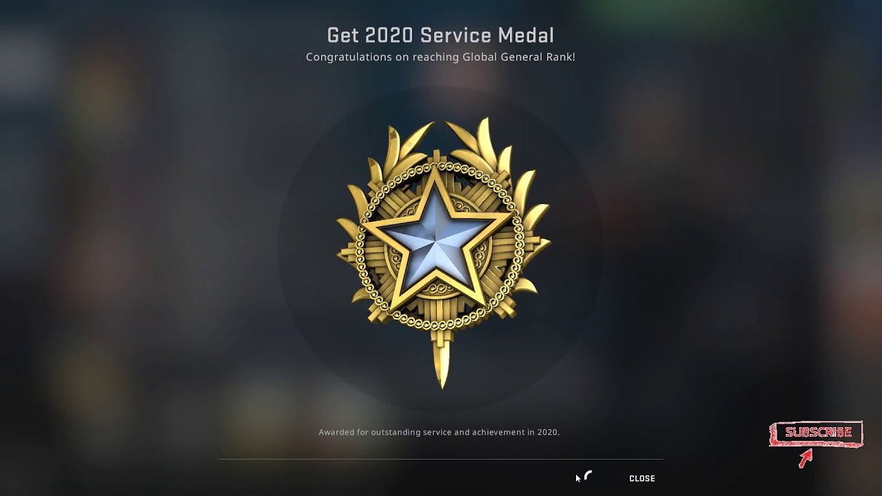 service medal 2020 cs:go - YouTube