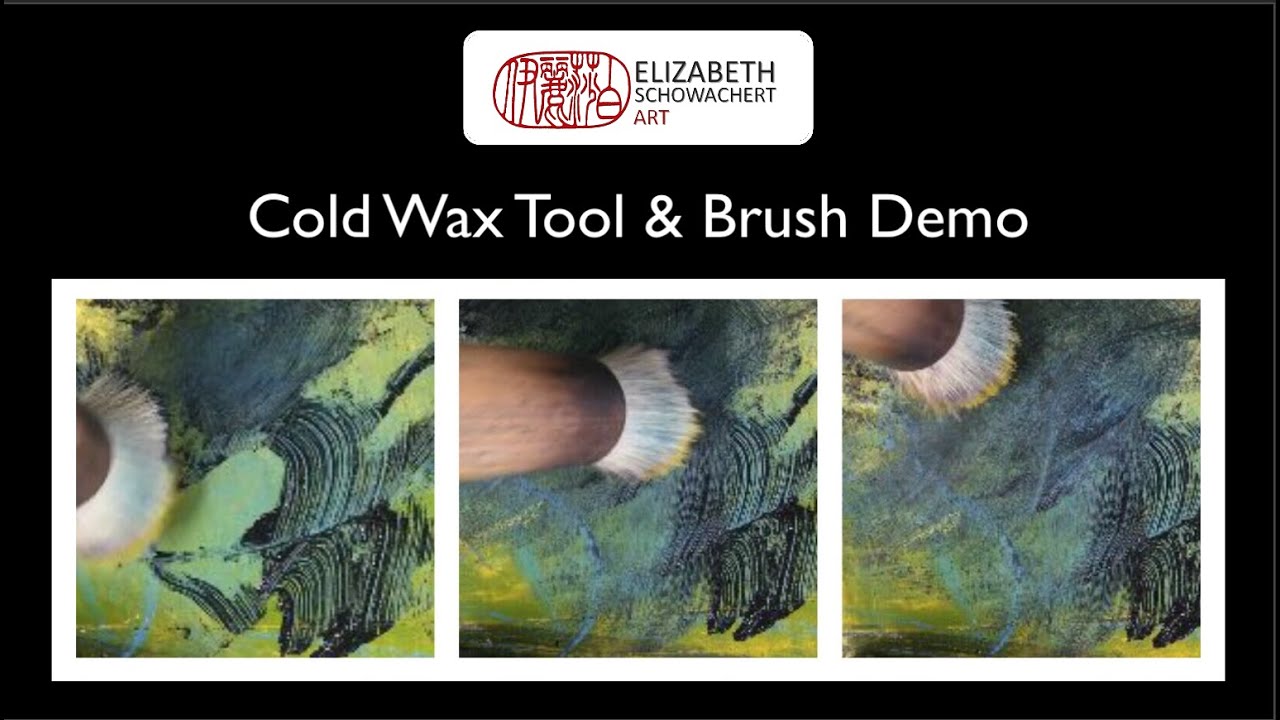 Cold Wax Brush and Tool Demonstration - YouTube