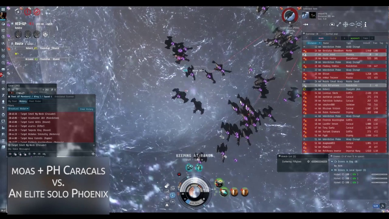 One Night in Catch - EVE Online (Fleet Fight PvP) - YouTube