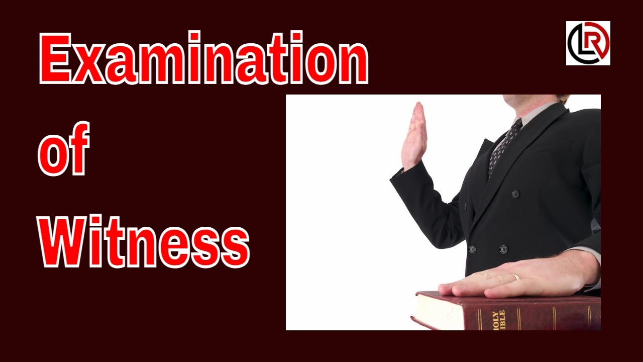 Examination In Chief Cross examination And Re examination Article examination-in-chief-cross-examination-and-re-examination-article