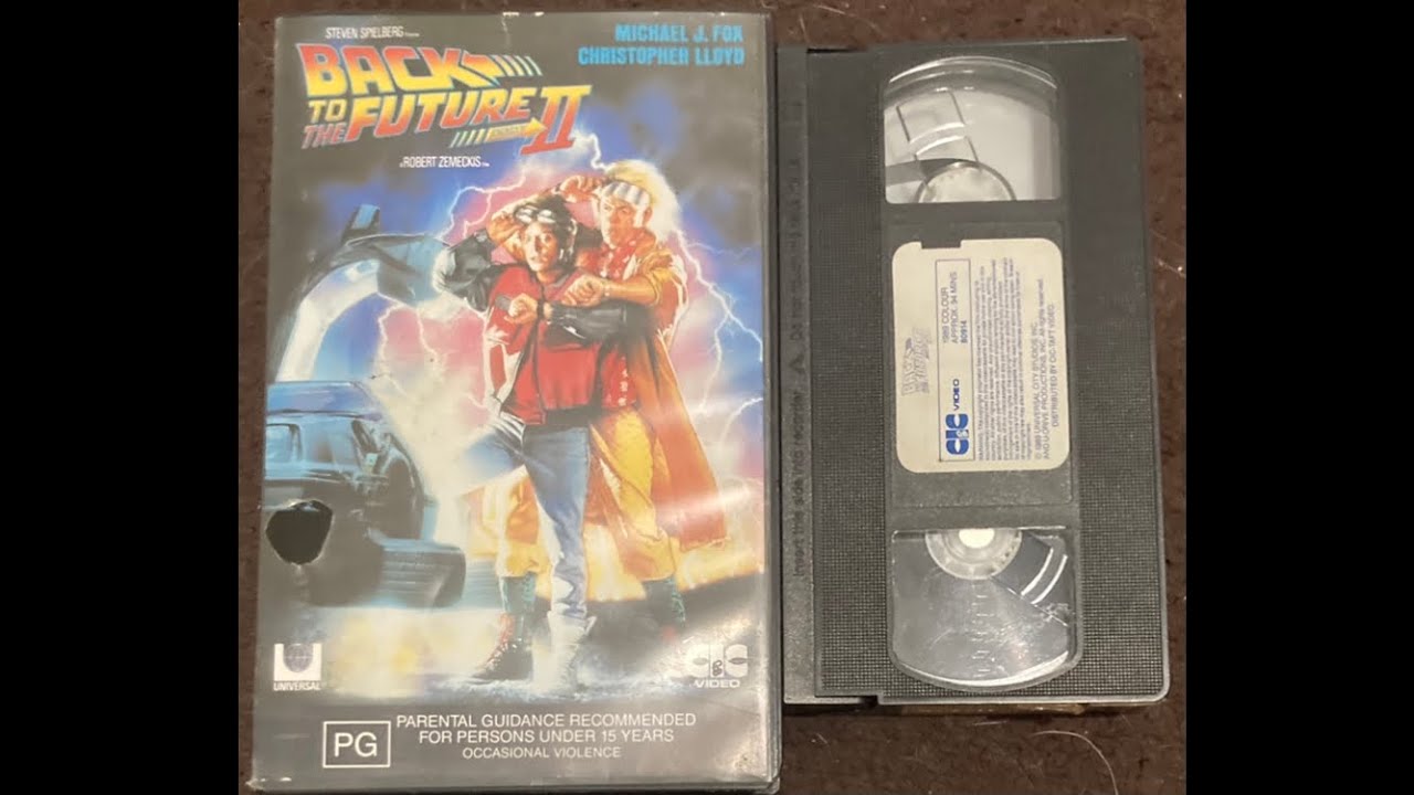 Opening to Back To The Future Part 2 1990 VHS - YouTube