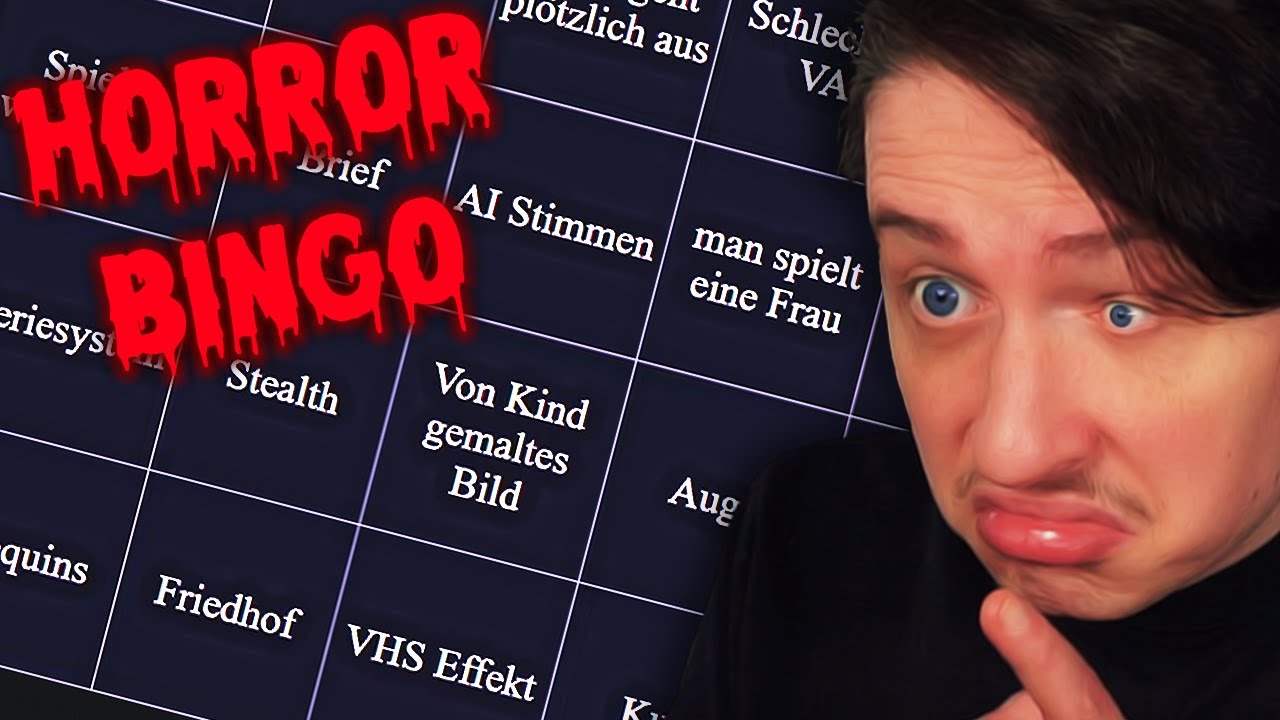 Horror Bingo - YouTube