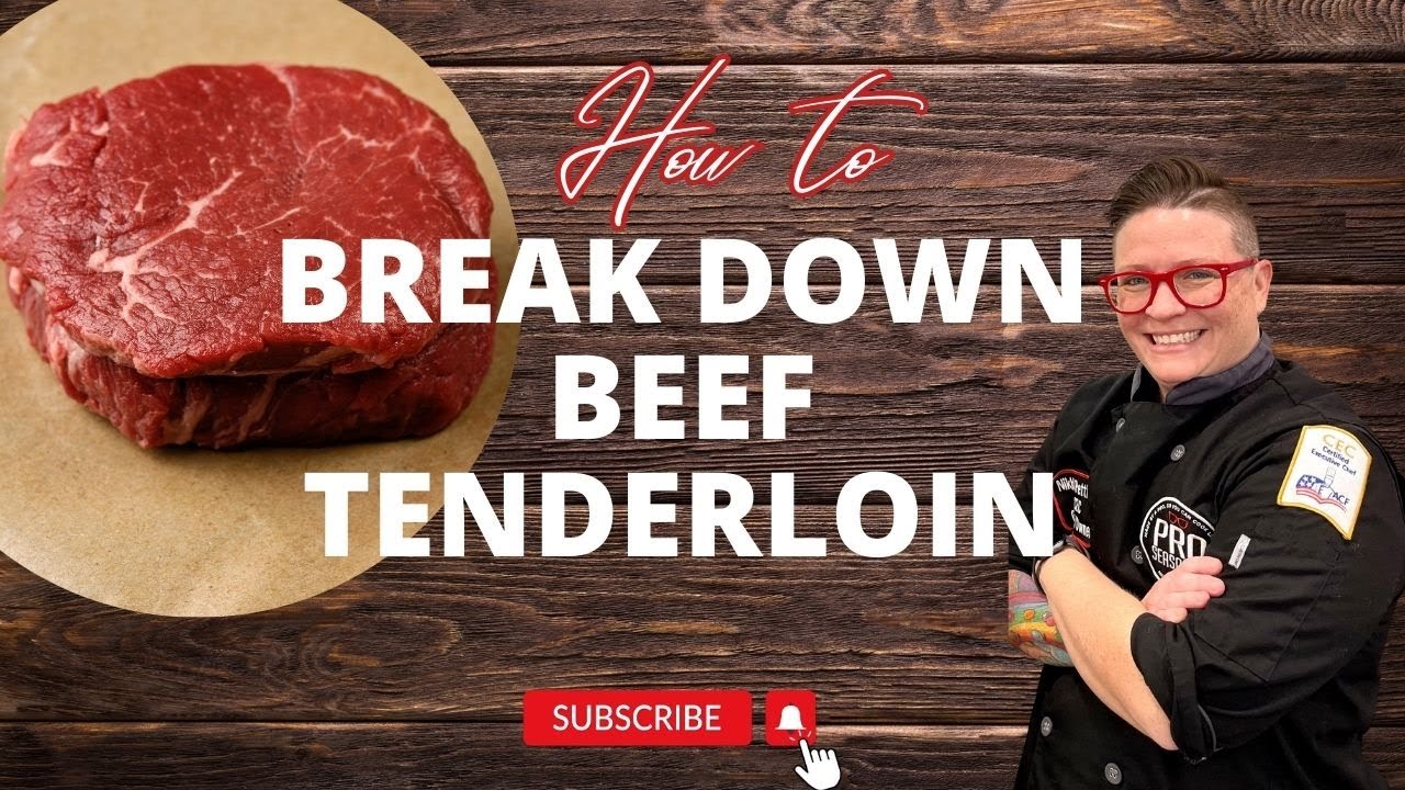 How to Break Down Beef Tenderloin - YouTube