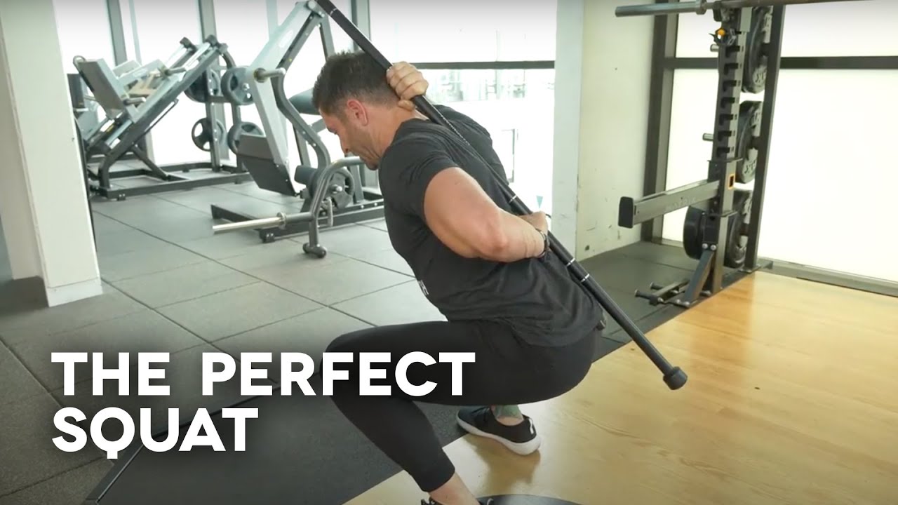 THE PERFECT SQUAT | How to Squat Properly Trainer Tip by Fit Athletics ...