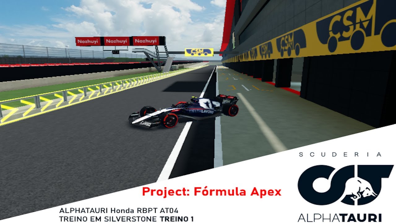 Project: Fórmula Apex (Roblox) I Treino Livre 1 em Silverstone na Alpha ...